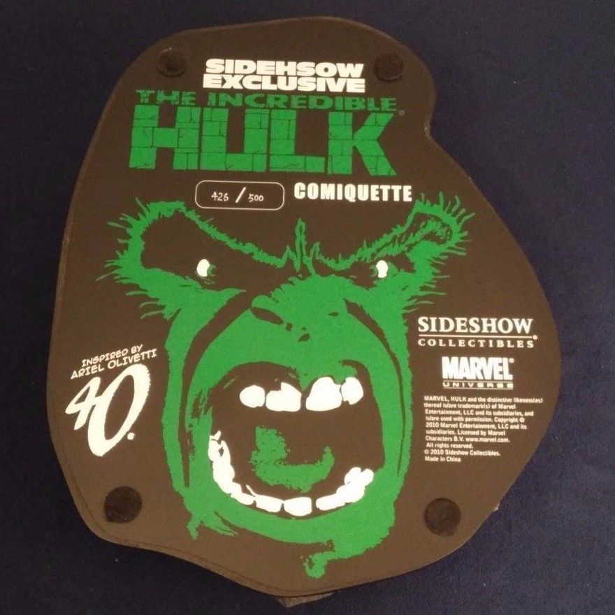Sideshow Green hulk Comiquette 1/5 scale – Statue Unboxing