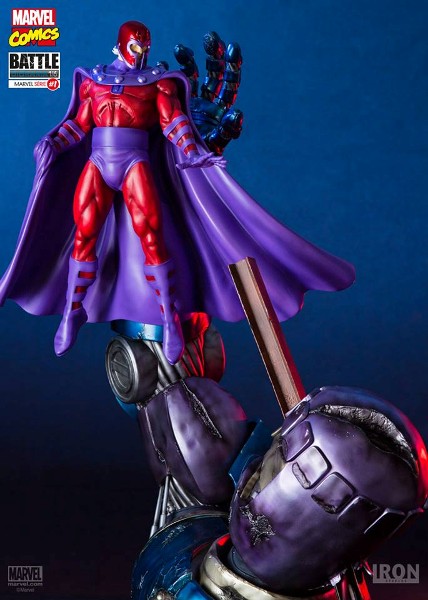 Iron studios – magneto vs sentinel – Statue Unboxing