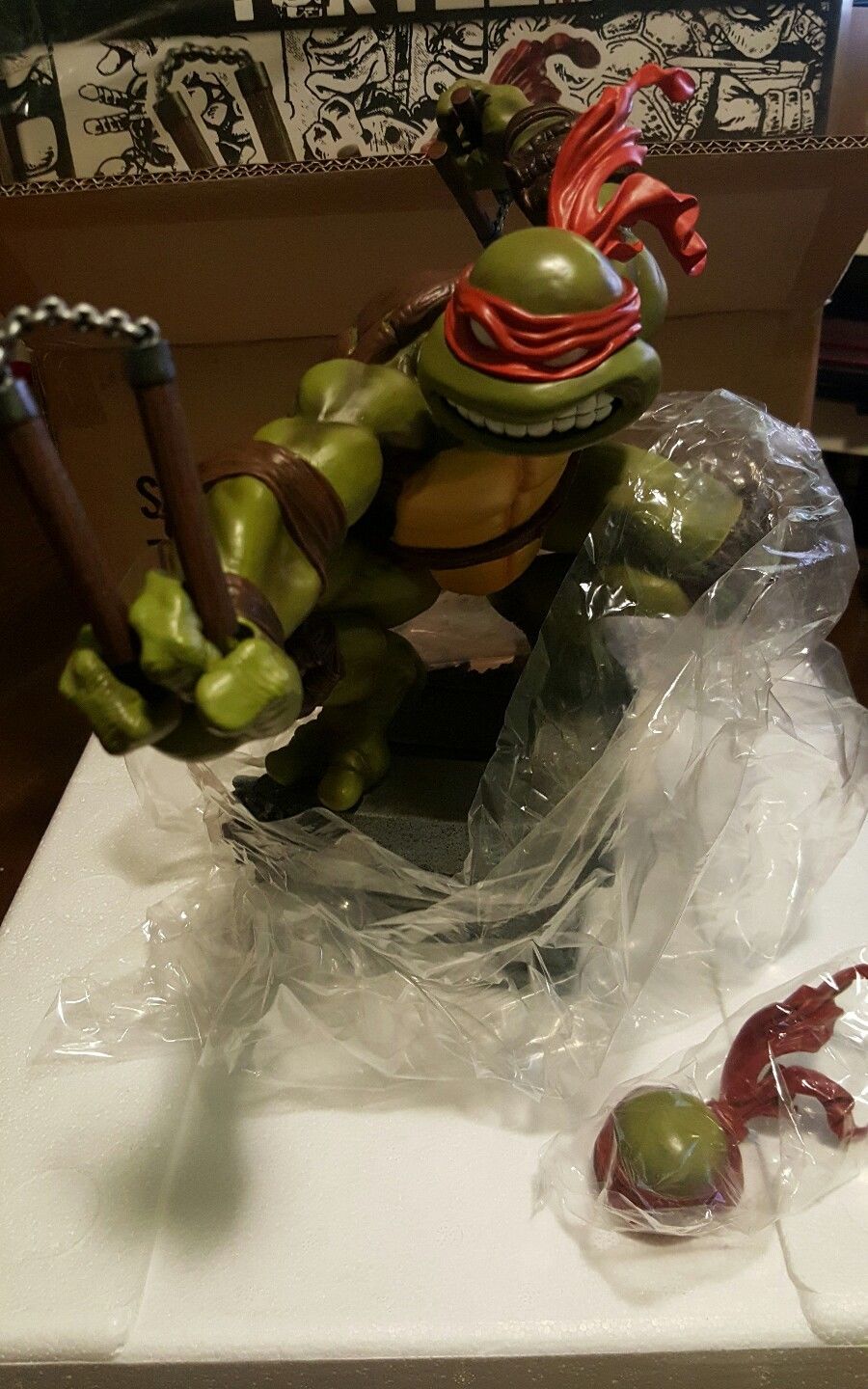 Sideshow the Teenage Mutant Ninja Turtles comiquette set – Statue Unboxing
