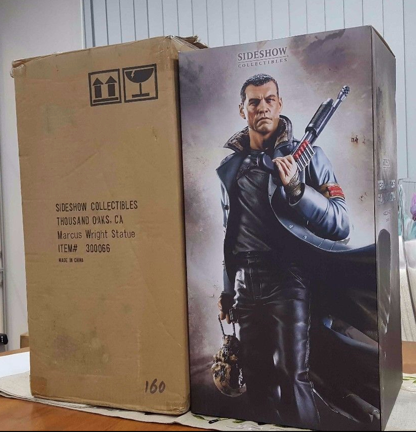Sideshow Terminator Salvation Marcus Wright – Statue Unboxing