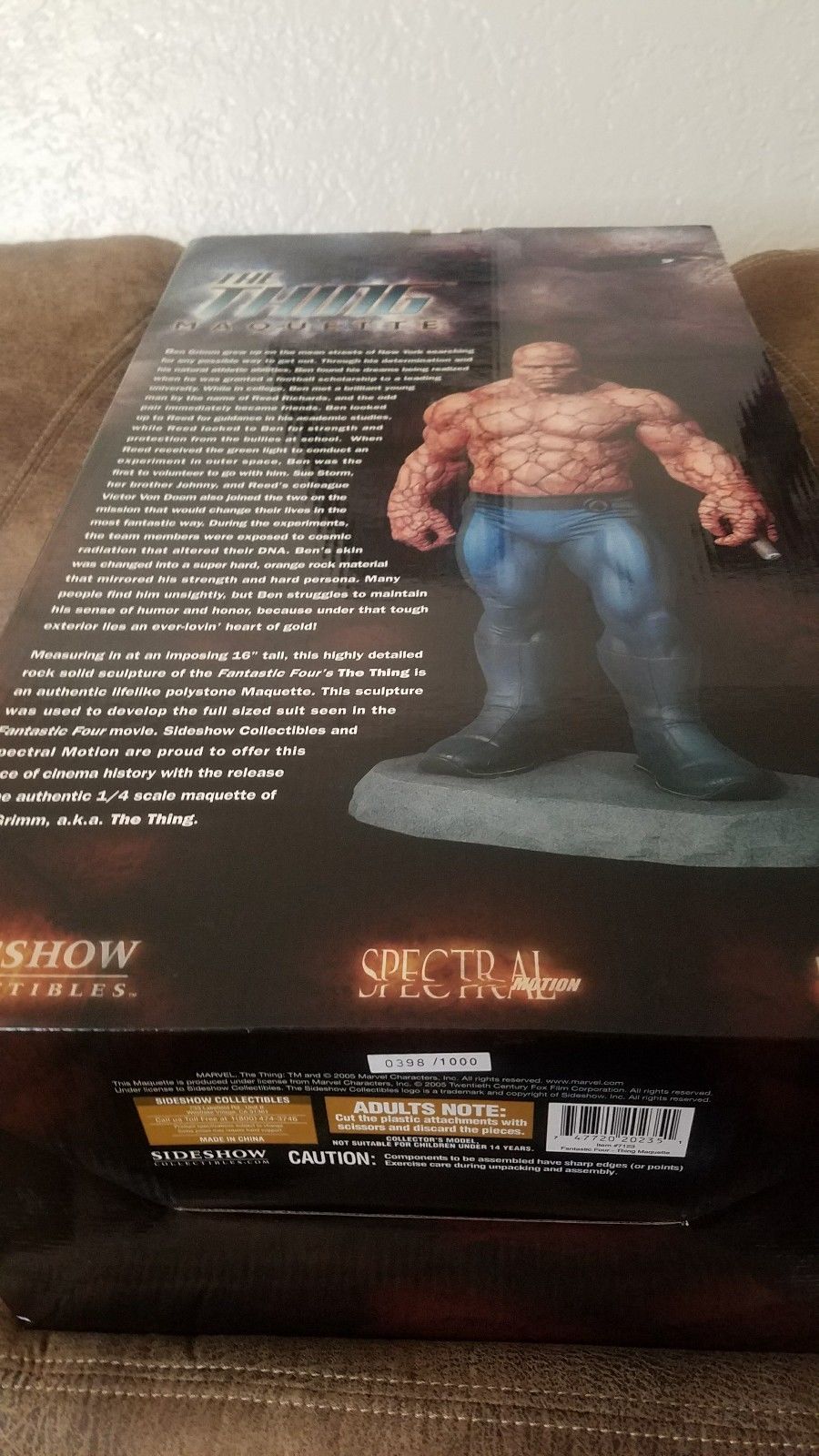 Sideshow Fantastic Four the Movie-The Thing Maquette – Statue Unboxing