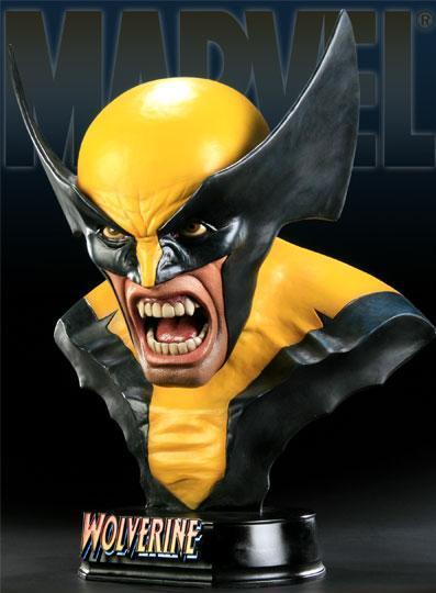 Sideshow-Wolverine-Berserker-Rage-Full-Life-Size-Bust – Statue Unboxing