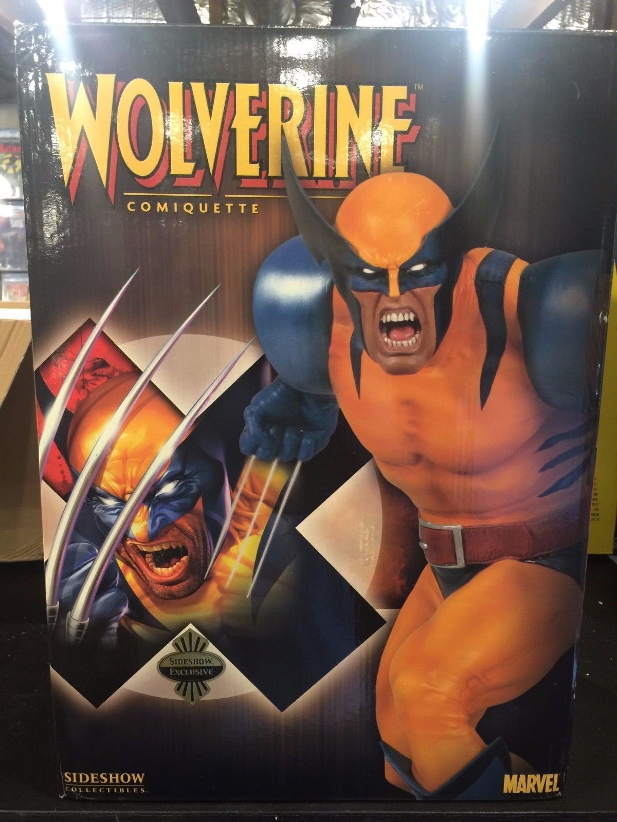 Sideshow-Wolverine-Comiquette-Exclusive-Statue – Statue Unboxing