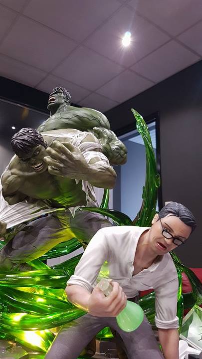 Custom – Hulk Transformation 1/5 by Salt&pepper – Statue Unboxing