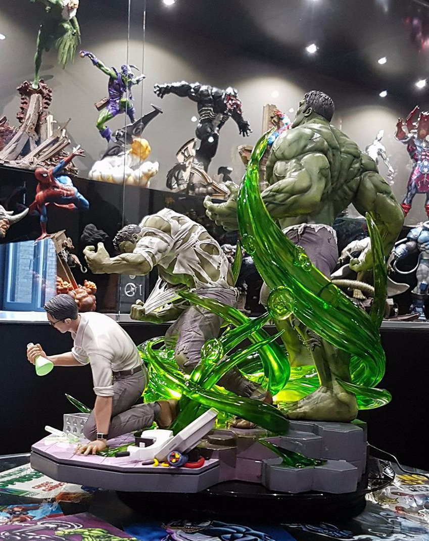 Custom – Hulk Transformation 1/5 by Salt&pepper – Statue Unboxing