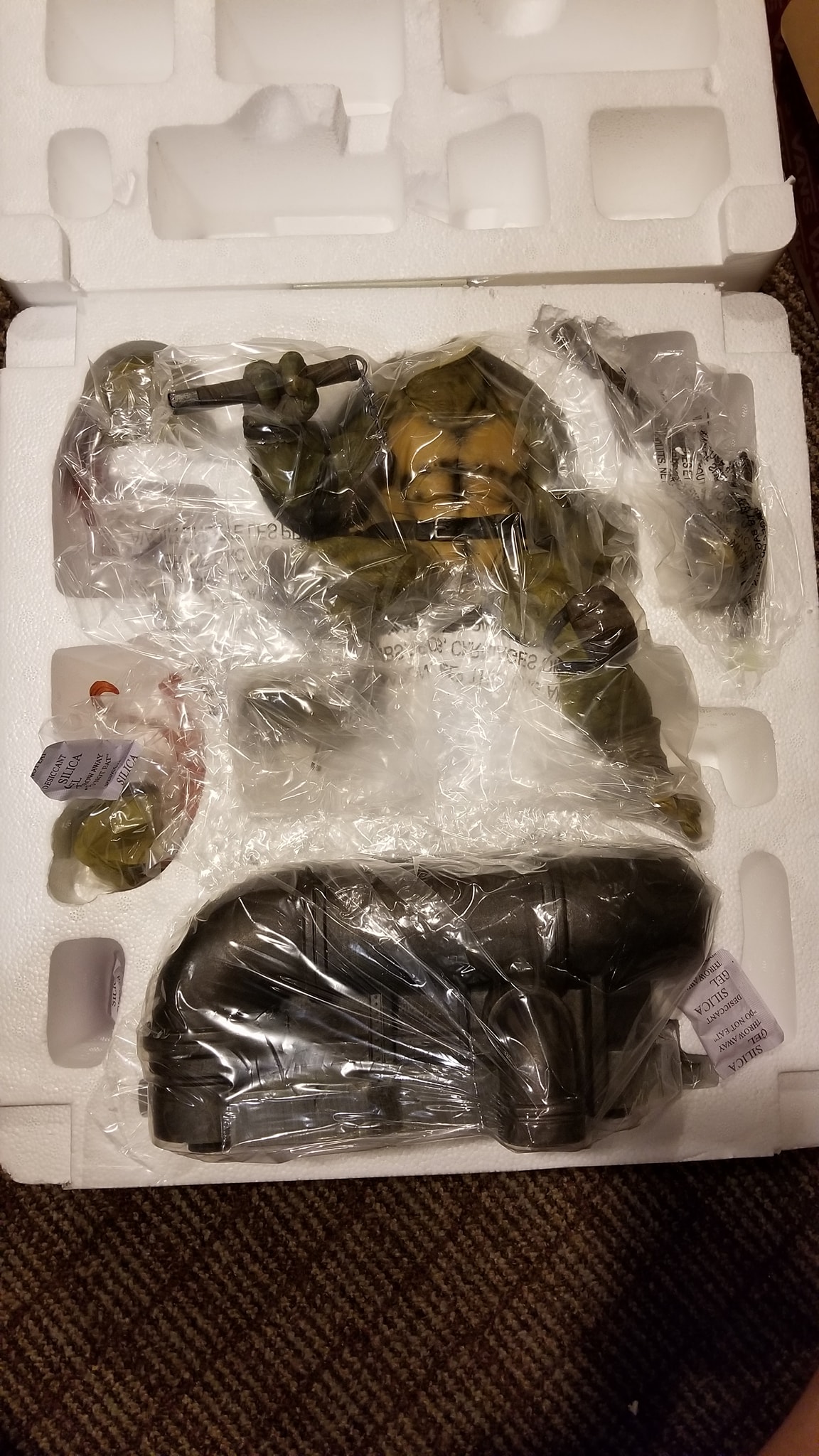 Sideshow TMNT Michelangelo Statue 1/6 Nickelodeon – Statue Unboxing