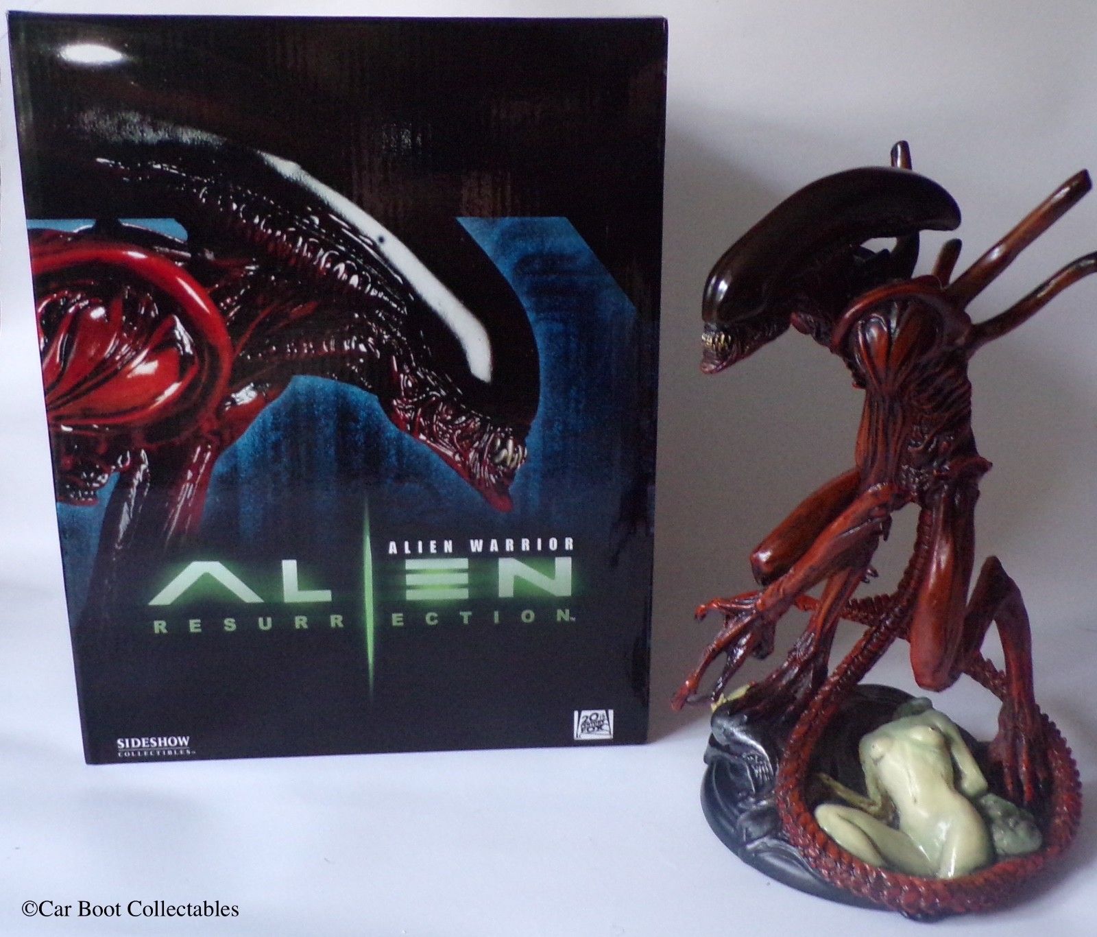 Sideshow Alien Warrior Statue : Alien Resurrection – Statue Unboxing