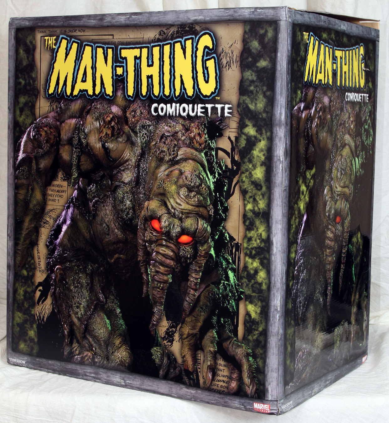 Sideshow MAN THING Comiquette – Statue Unboxing