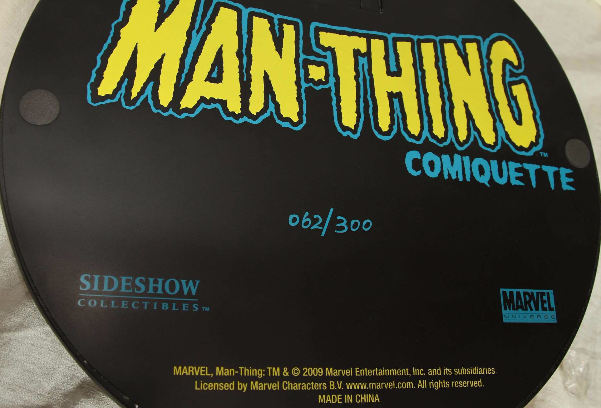 Sideshow MAN THING Comiquette – Statue Unboxing