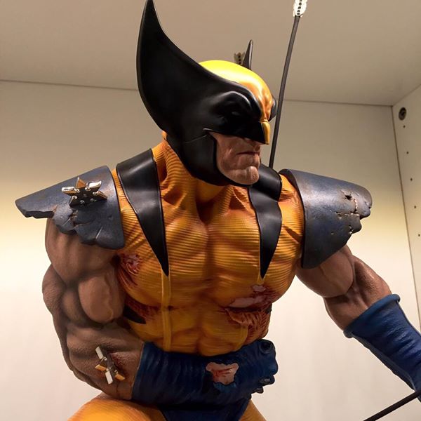 Custom – Battle Wolverine 1/4 – Statue Unboxing