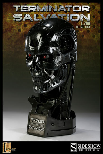 Sideshow Terminator Salvation ‘t-700’ Endoskeleton Life-Size Bust ...