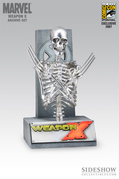 Sideshow Weapon X Skeleton Bust Statue – Statue Unboxing