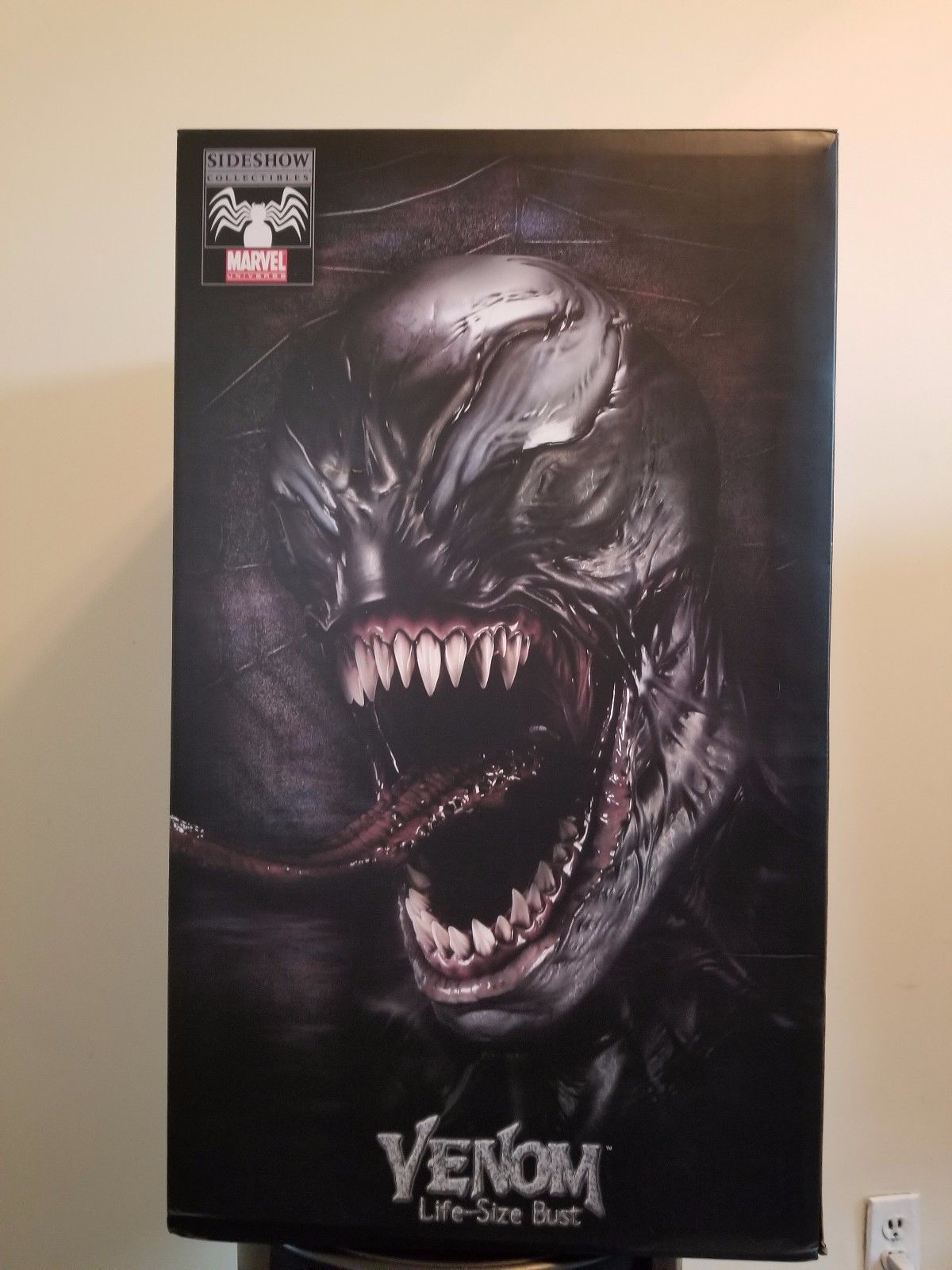 Sideshow venom life size bust 1:1 – Statue Unboxing