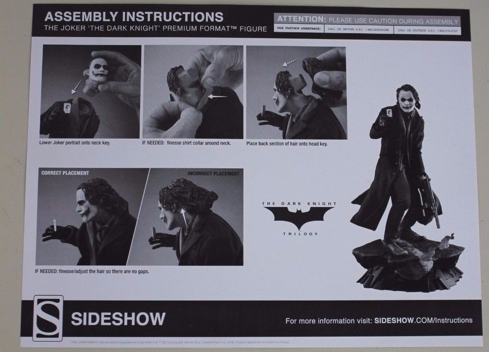Sideshow The Dark Knight JOKER PF – Statue Unboxing