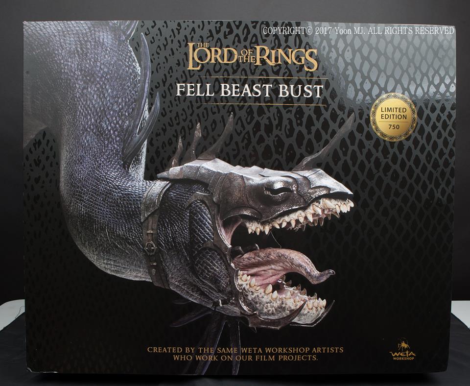 Weta – Fell Beast Bust, Lord of the rings – Statue Unboxing