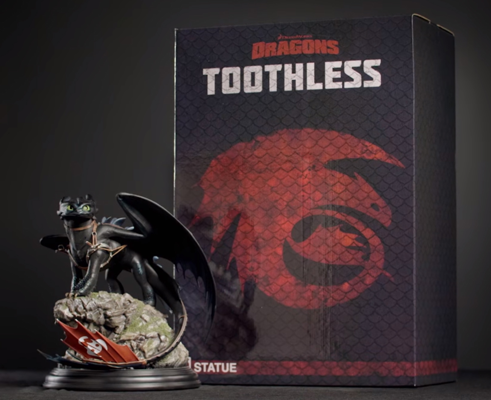 Sideshow Toothless, How to train your dragon – Statue Unboxing