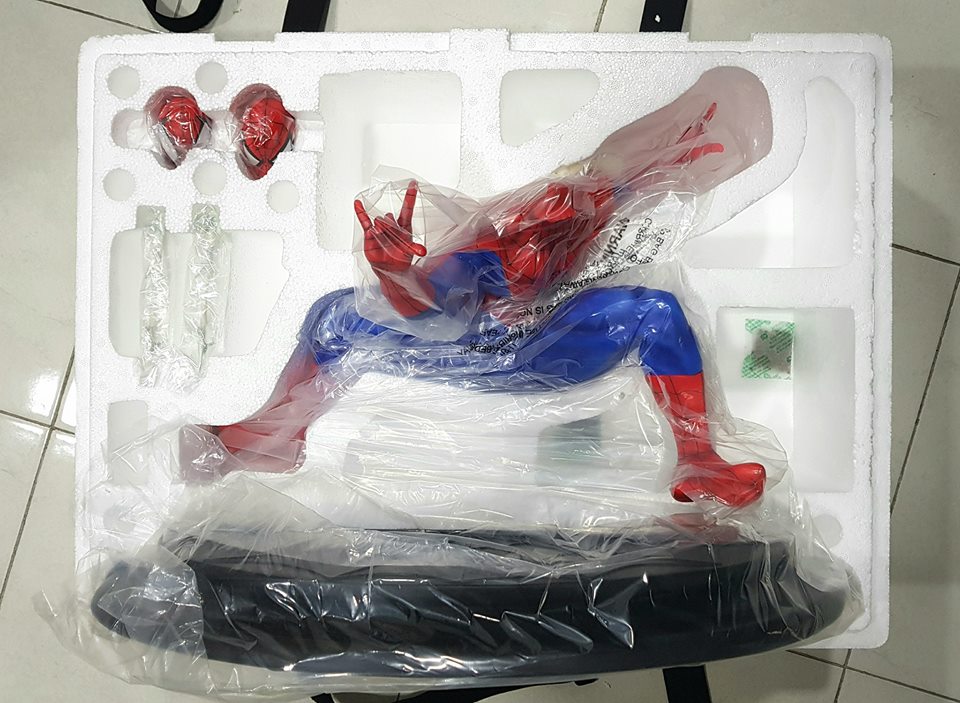 Custom – Spider-man MVC 1/4 – Statue Unboxing