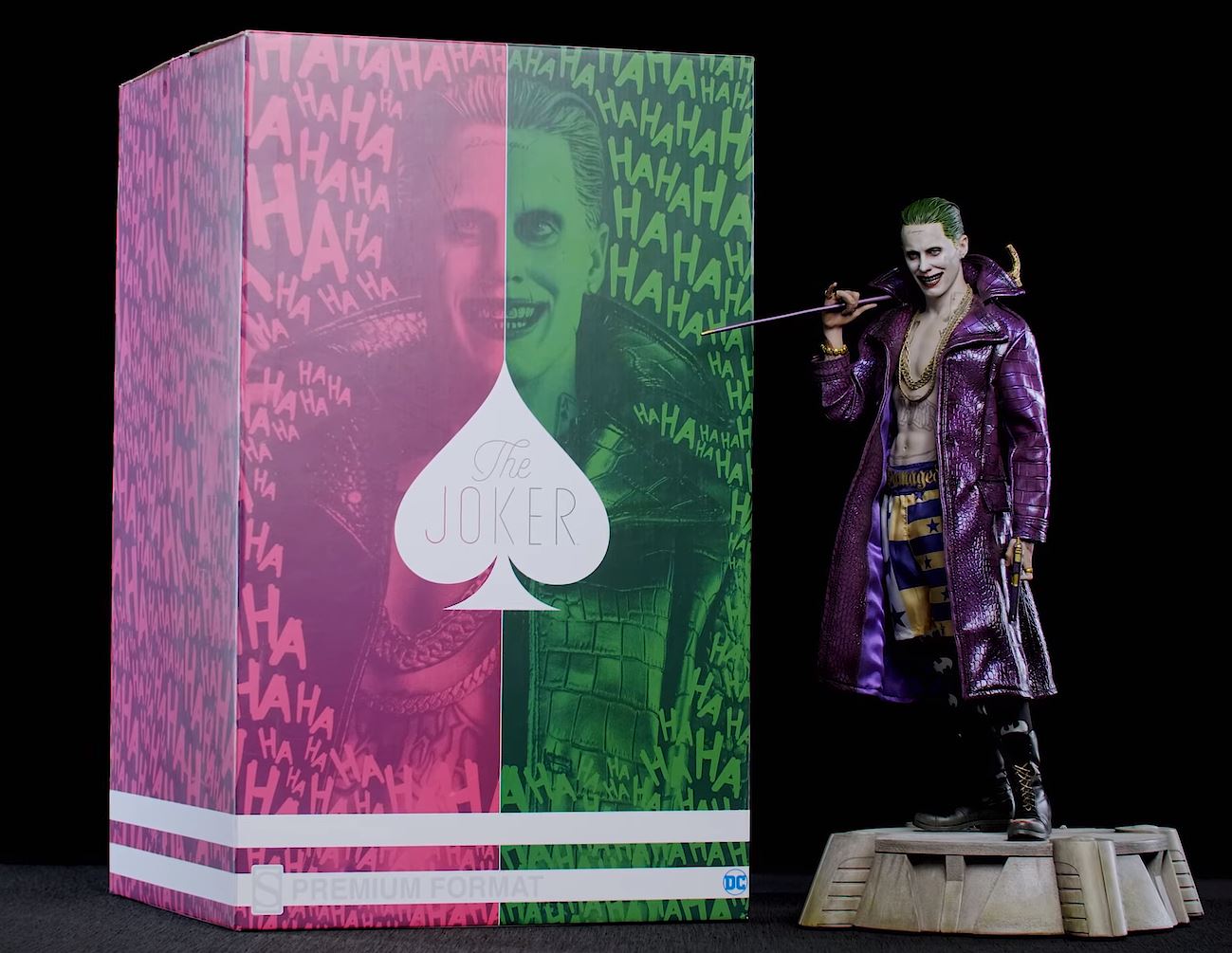 Sideshow The joker PF Suicide Squad 1/4 – Statue Unboxing
