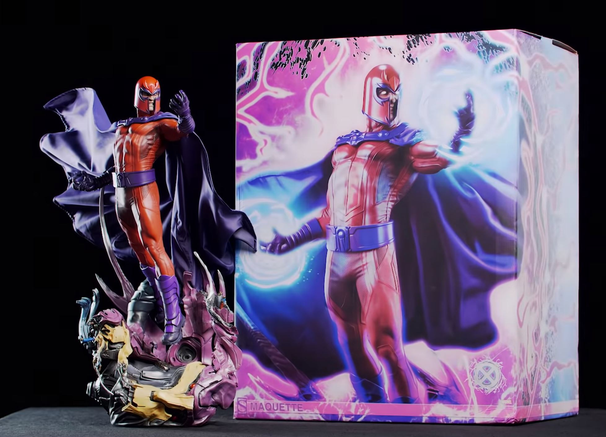 Sideshow Magneto Maquette 1/4 2018 – Statue Unboxing